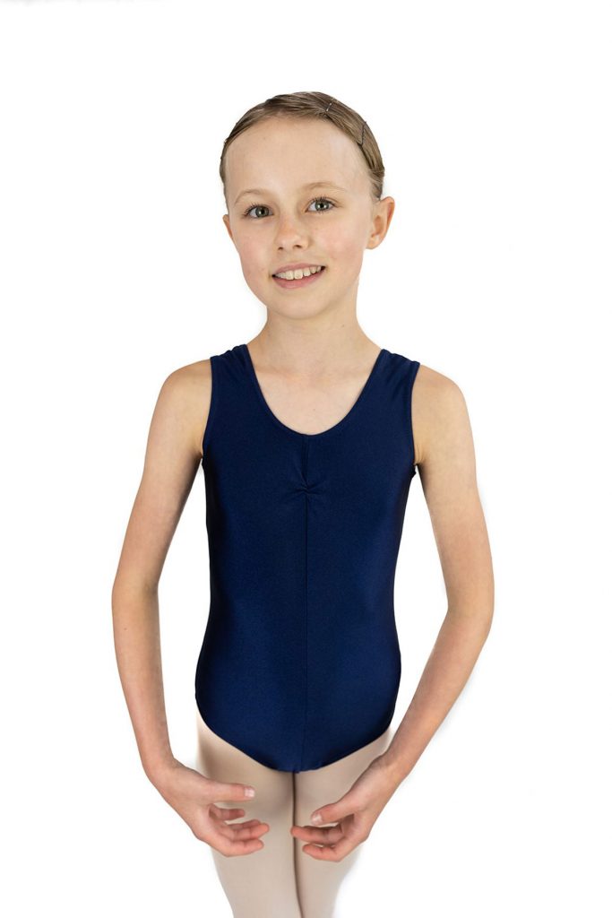 Standard 3-6 Ballet Navy Leotard (Girls) - Rona Hart School of Dance